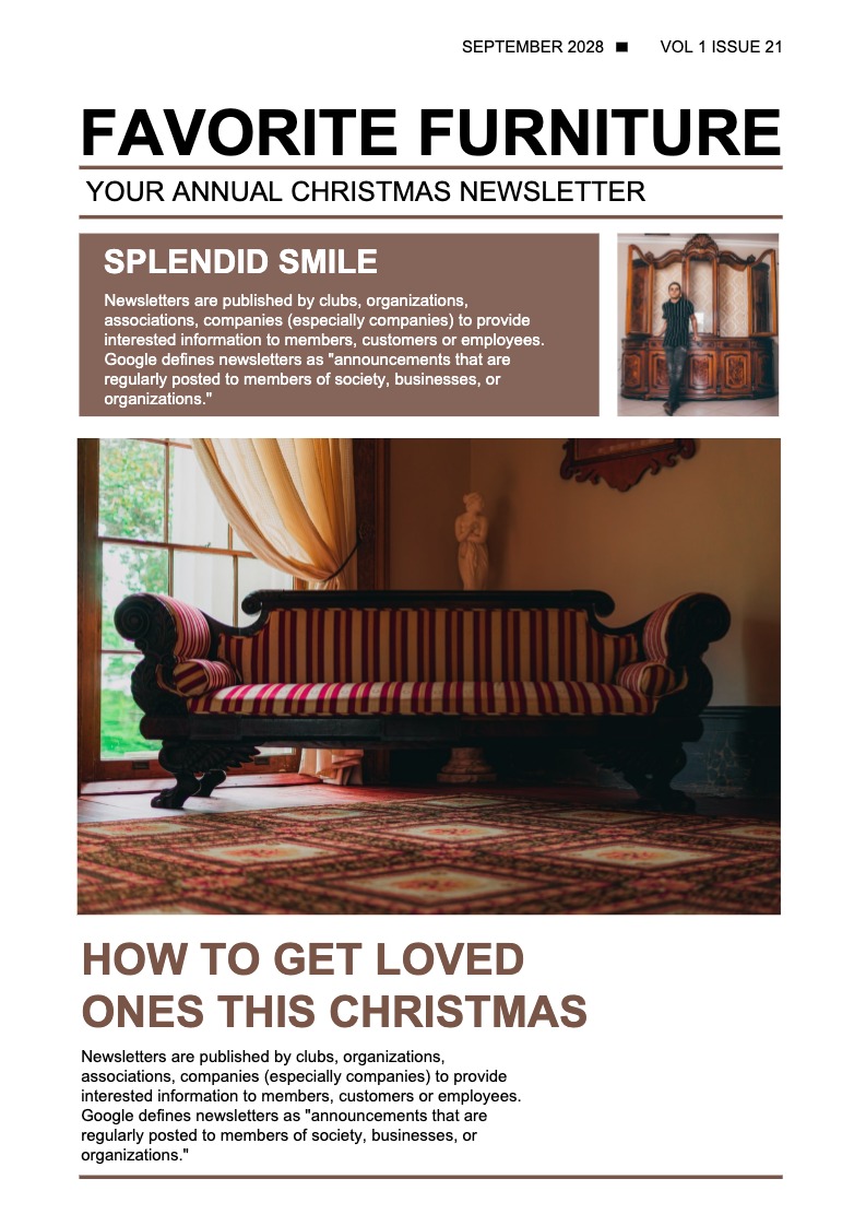 Free Newsletter Maker Online | Newsletter Template Design | Drawtify