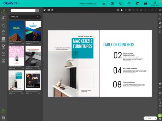 Free Online Catalog Maker | Catalog Templates | Drawtify