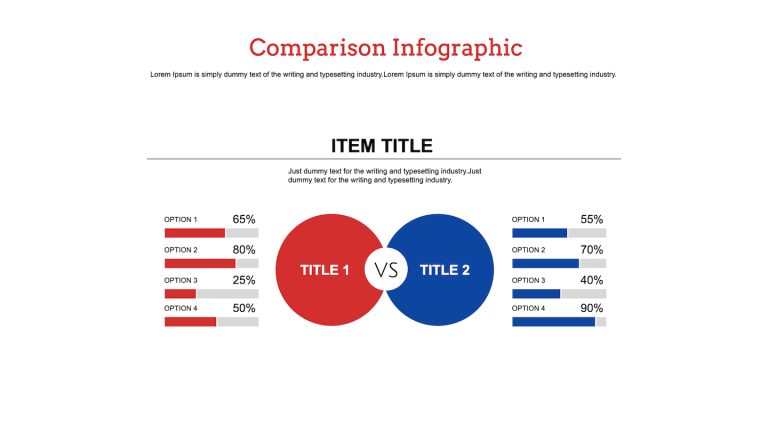 Comparison Infographic Template & Design ideas for Free